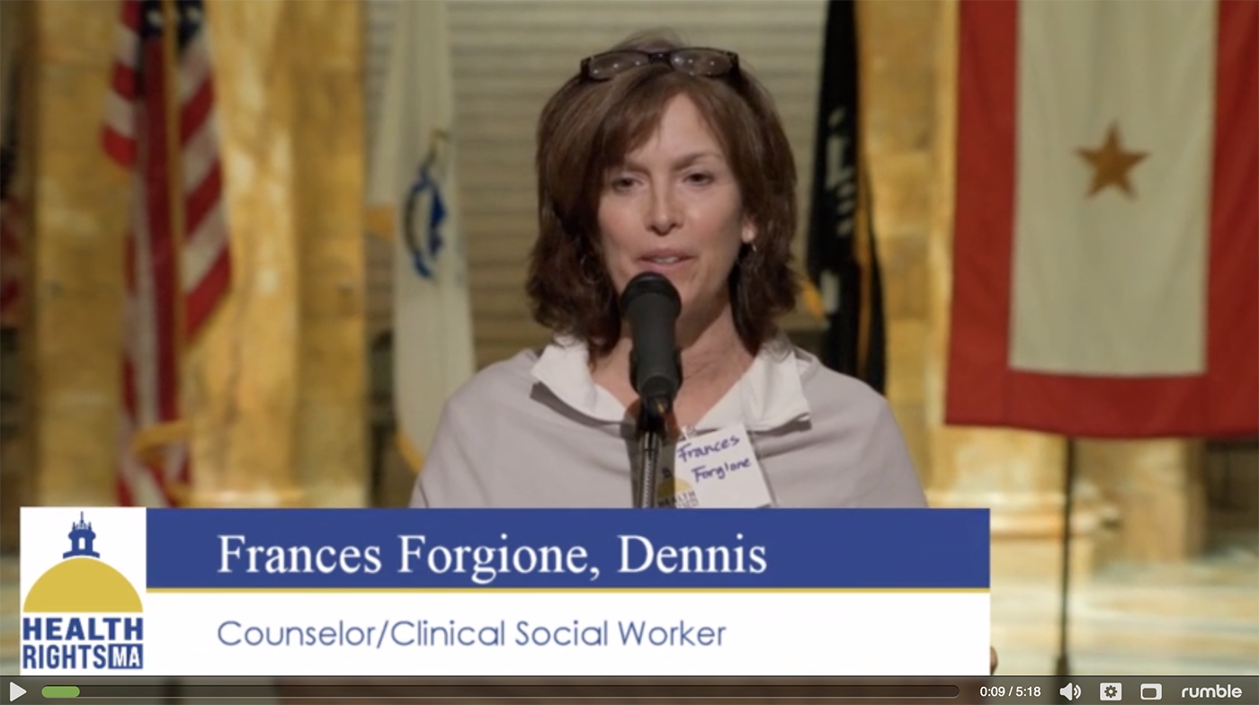 Watch Frances's video from the "The Faces Of Vaccine Injury